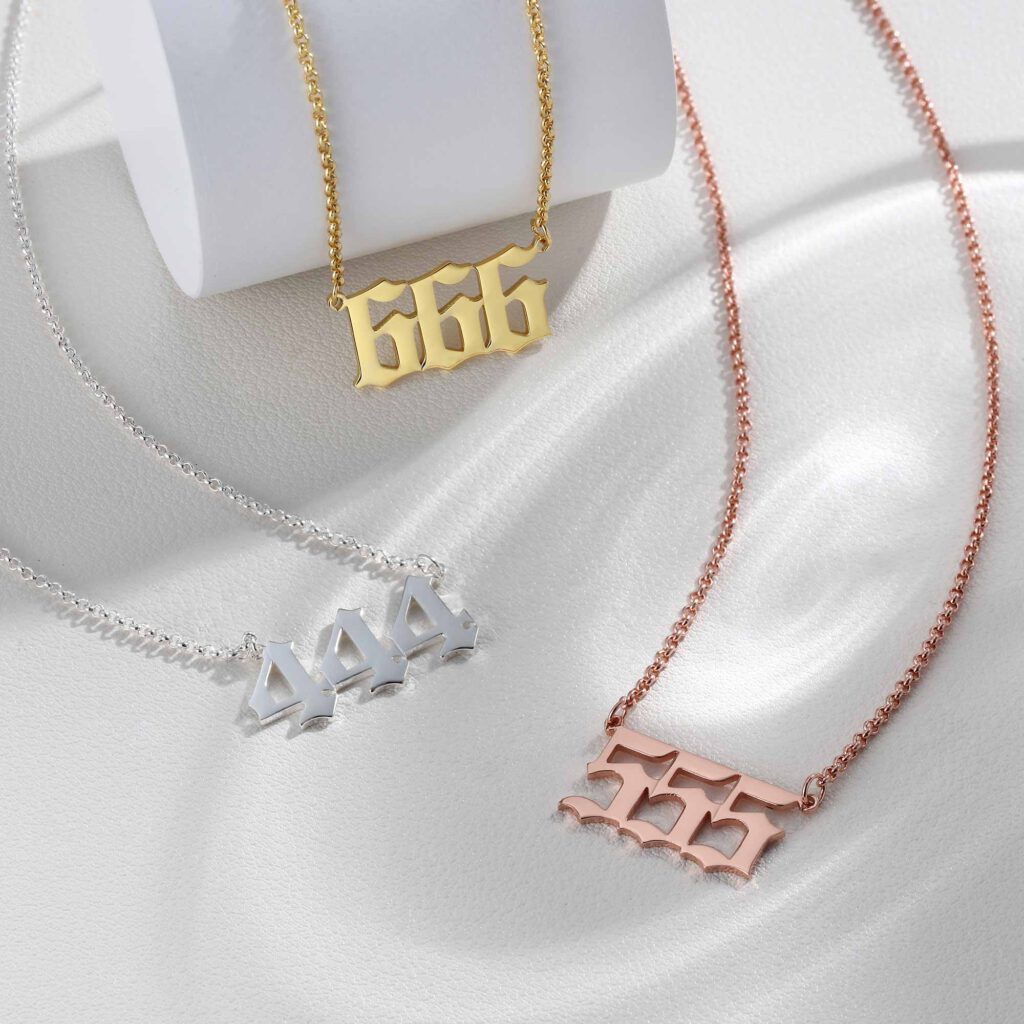 Angel Number Necklace [Gold & Silver] | FARUZO