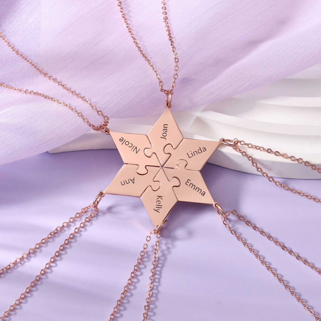 Best Friend Star Necklace [Set of 1-8] | FARUZO