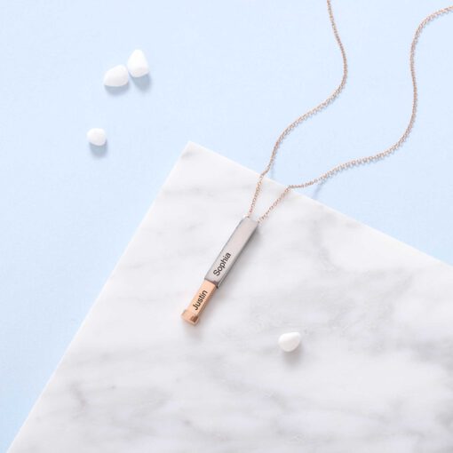 Hidden Message Necklace [Secret Message Engraved] | FARUZO