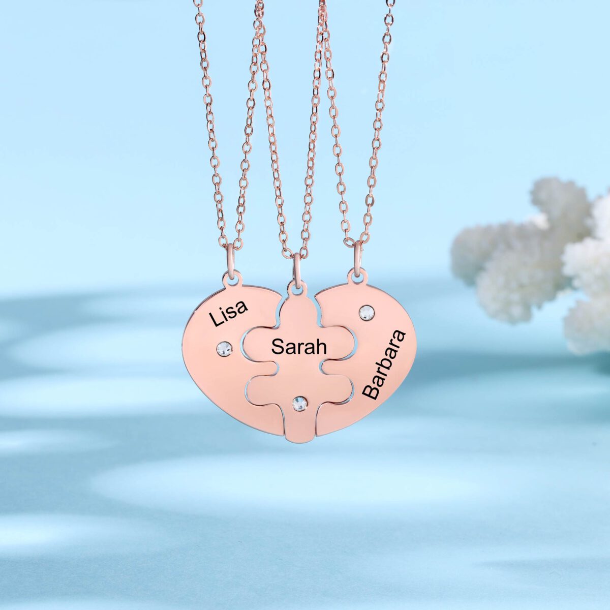 Best Friends Forever Necklace [Set of 3] | FARUZO