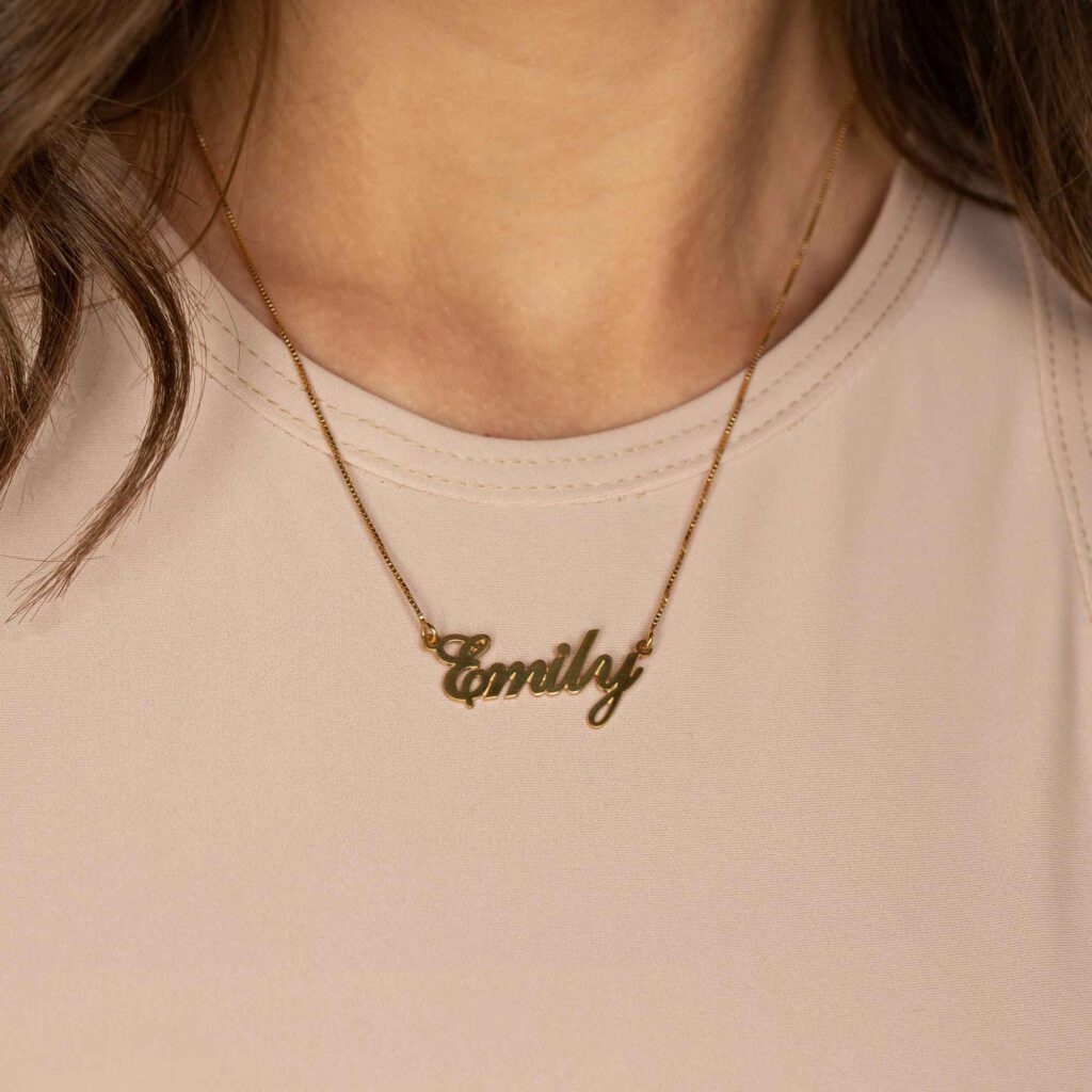 Personalized Nameplate Necklace - Gold, Silver & Rose Gold | FARUZO