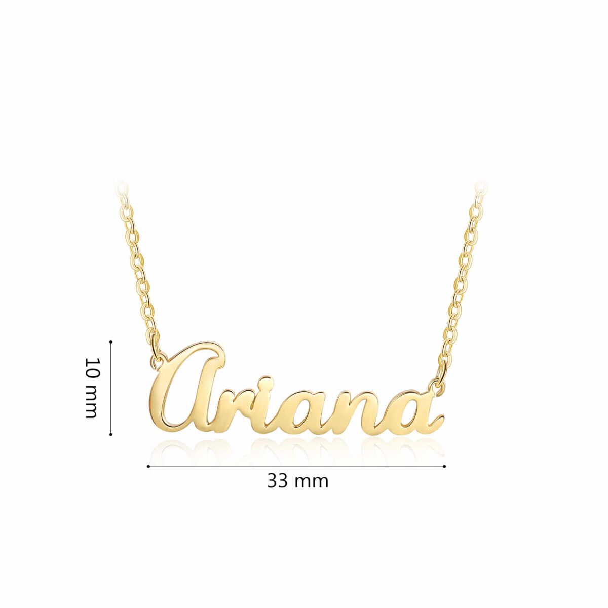 Customized Pendant with Name - Name Pendant in Gold, Silver | FARUZO