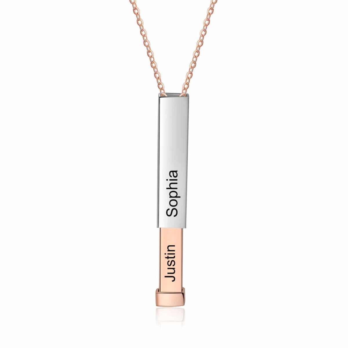 Hidden Message Necklace [Secret Message Engraved] | FARUZO