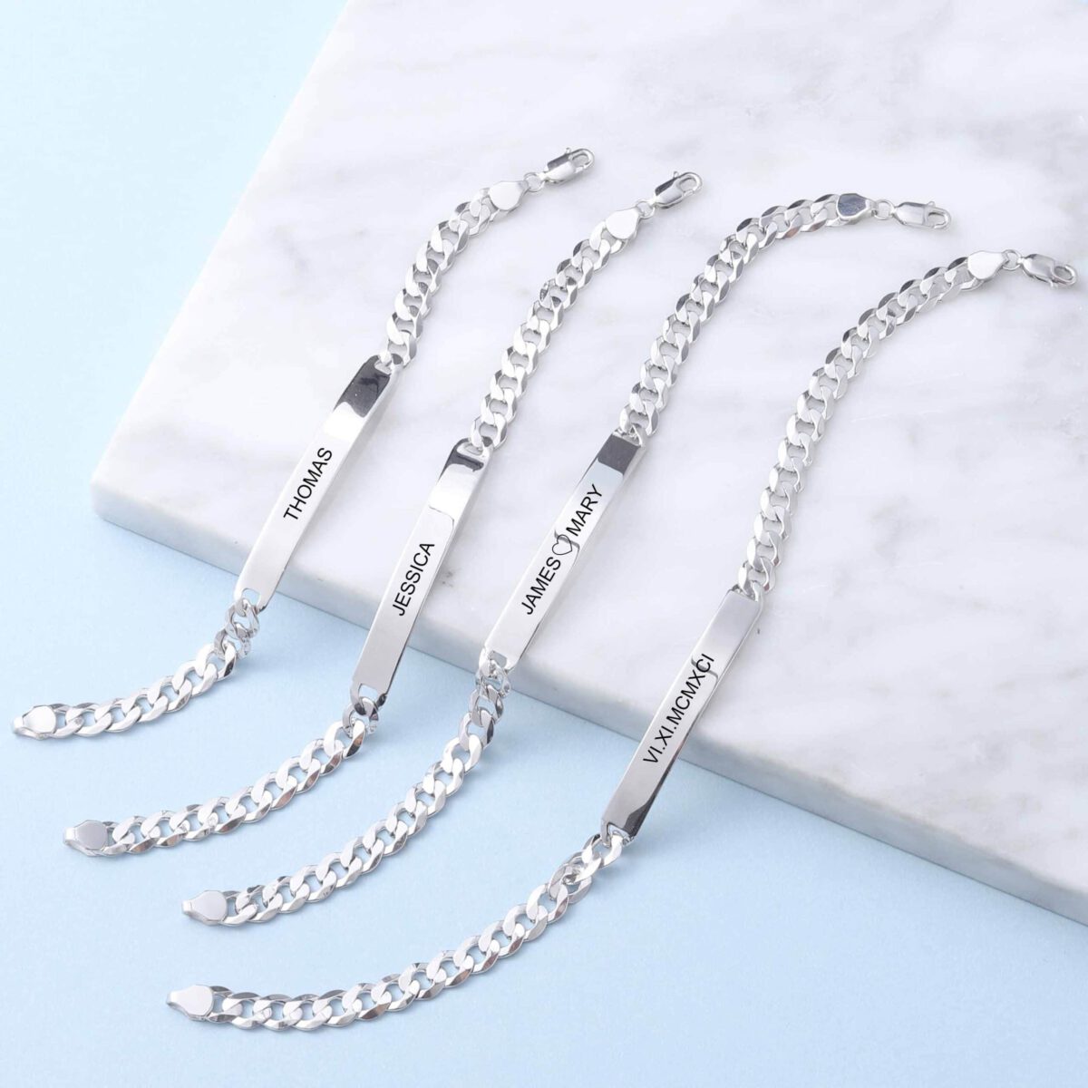 Engraved ID Bracelet for Men & Women - Versatile & Personalized | FARUZO