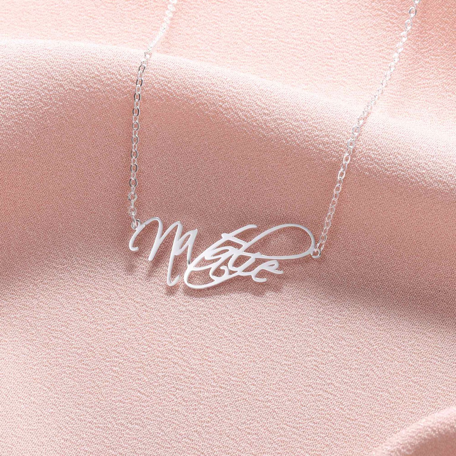 Script Name Necklace [Silver, Gold, Rose Gold] | FARUZO