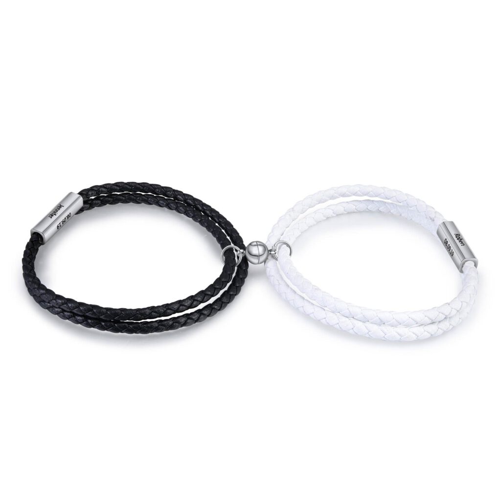 Matching Bracelets for Couples - His and Hers Relationship Bracelets ...