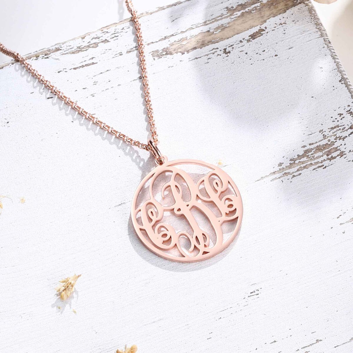 Silver & Gold Monogram Necklaces | FARUZO