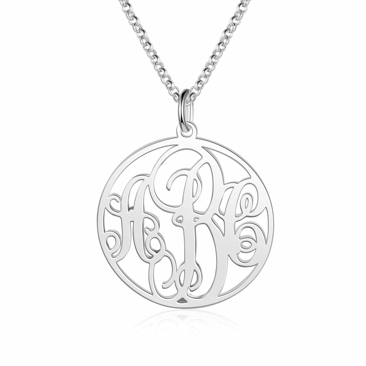 Silver & Gold Monogram Necklaces | FARUZO