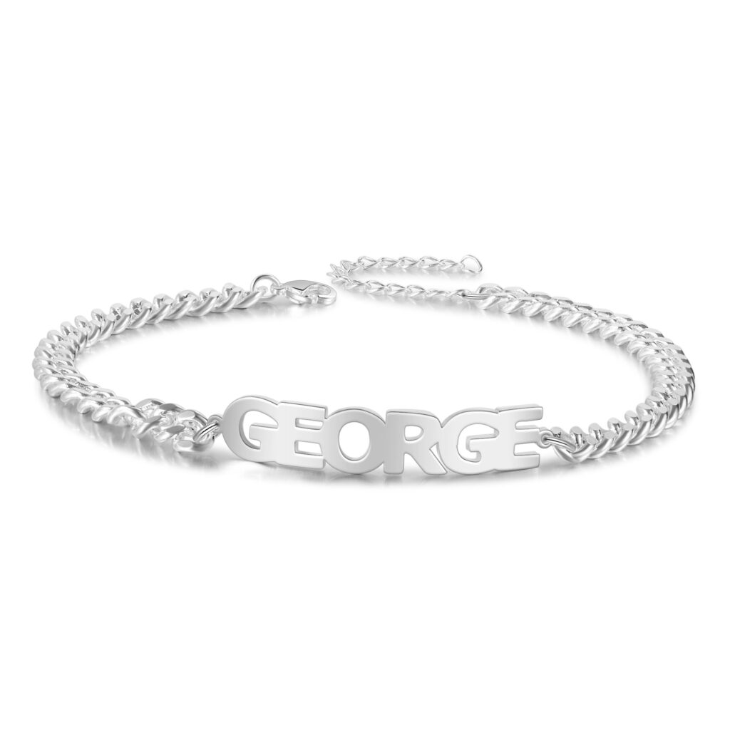 Cuban Link Name Chain - Name Bracelet [Gold, Silver] | FARUZO