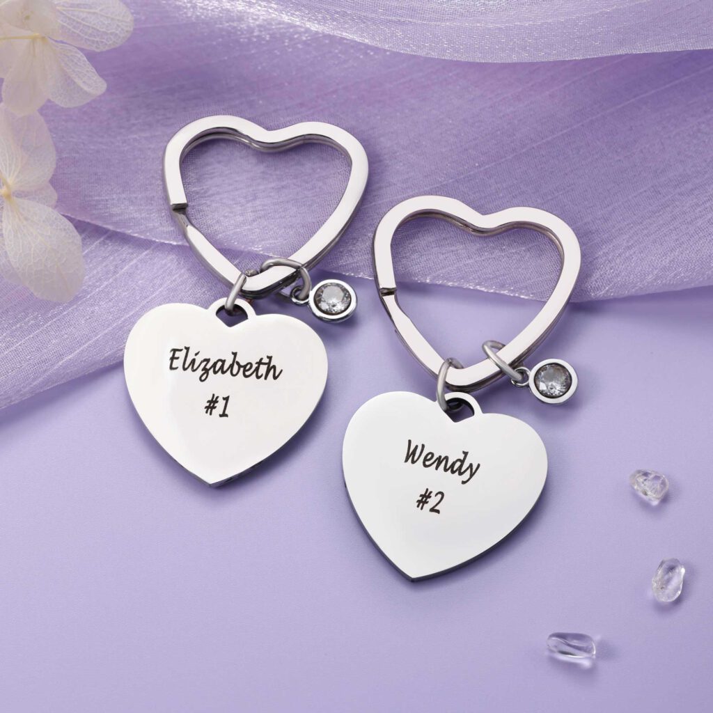 Bestie Keychains Set [Personalized] | FARUZO