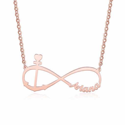 Infinity Name Necklace for Couples & Moms [1-4 Names] | FARUZO