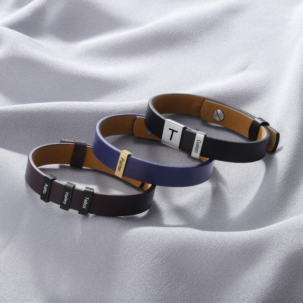 Personalized Bracelets for Men - Engraved Bracelets for Men | FARUZO