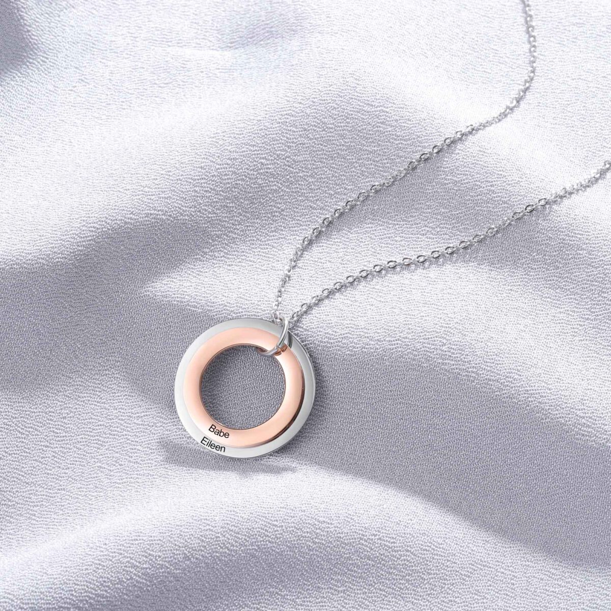 Personalized Mom Necklace - Engraved Necklace for Mom [2-3] | FARUZO