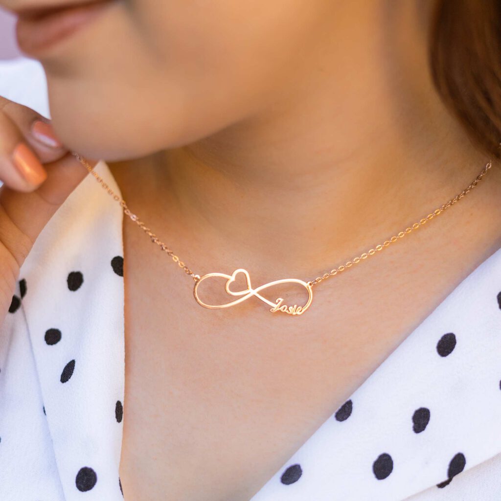 Infinity Necklace with Name [Personalized] | FARUZO