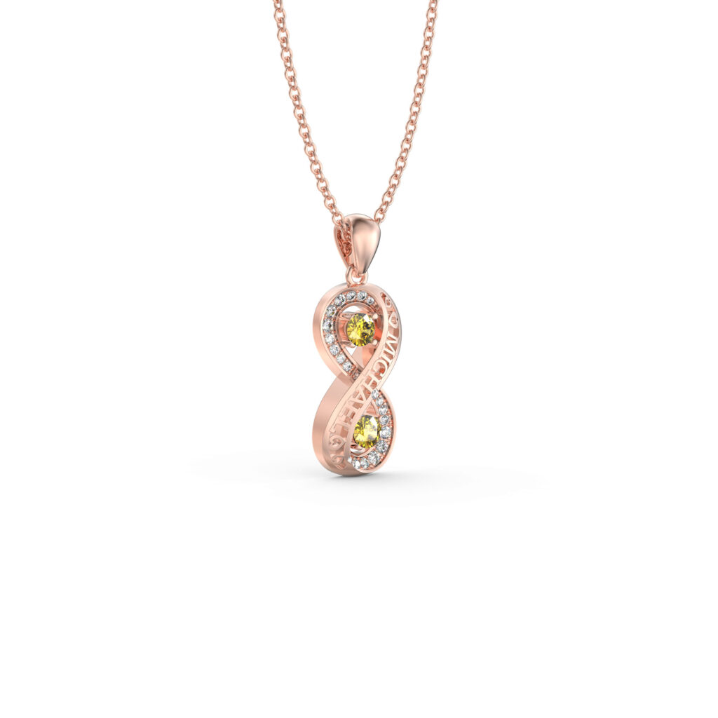 Birthstone Necklaces - Birthstone Charms & Pendants | FARUZO
