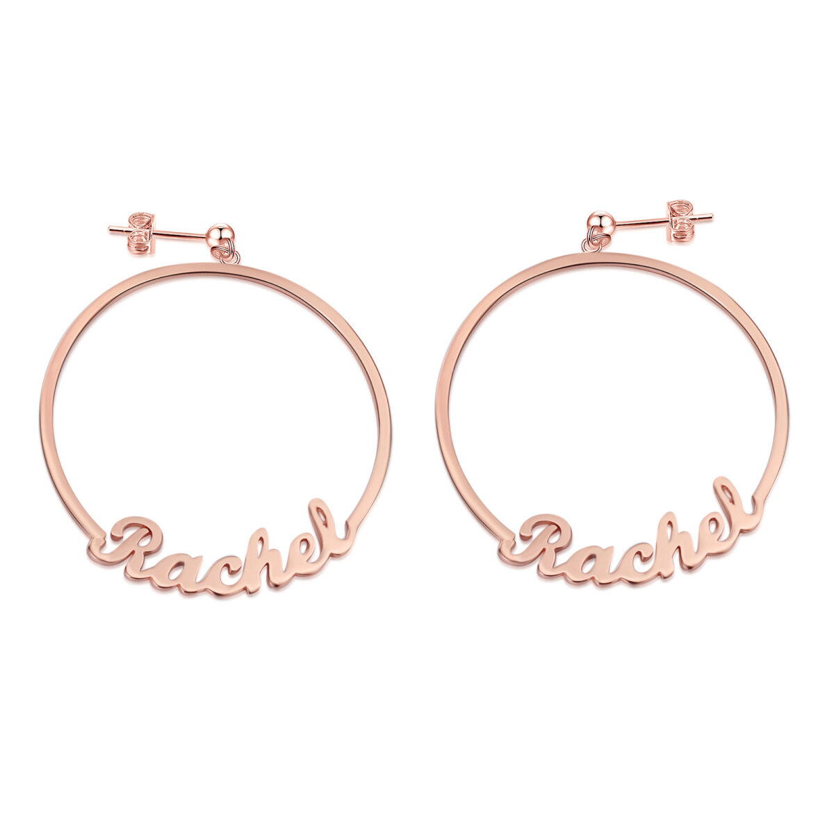 Name Hoop Earrings [Custom Made] | FARUZO