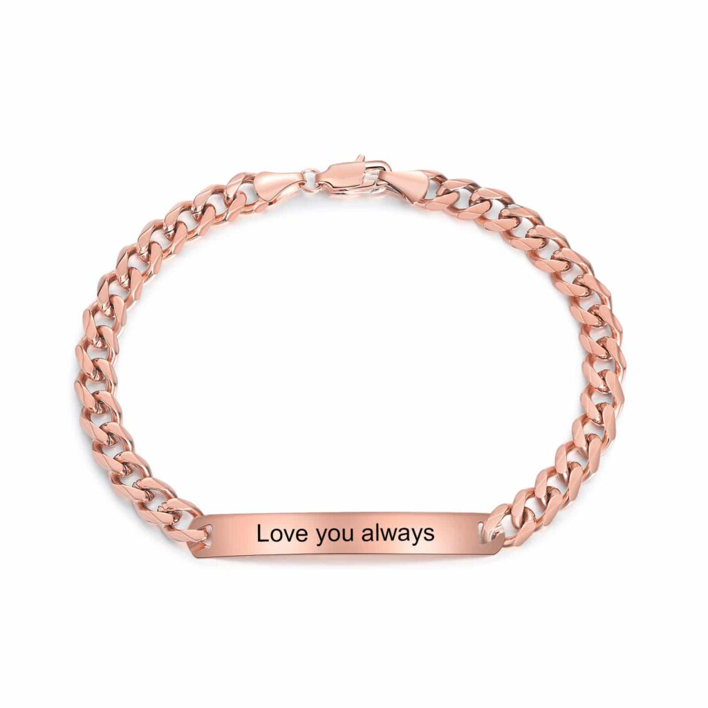 Engraved ID Bracelet for Men & Women - Versatile & Personalized | FARUZO