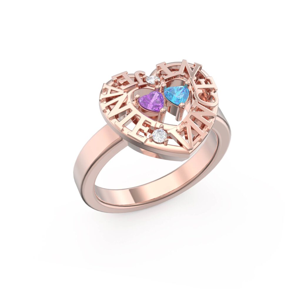 Birthstone Rings - Custom Birthstone Rings for Womens & Mens | FARUZO