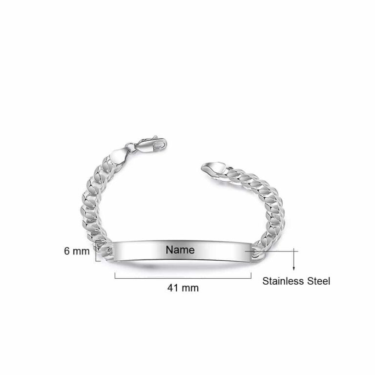 Engraved ID Bracelet for Men & Women - Versatile & Personalized | FARUZO