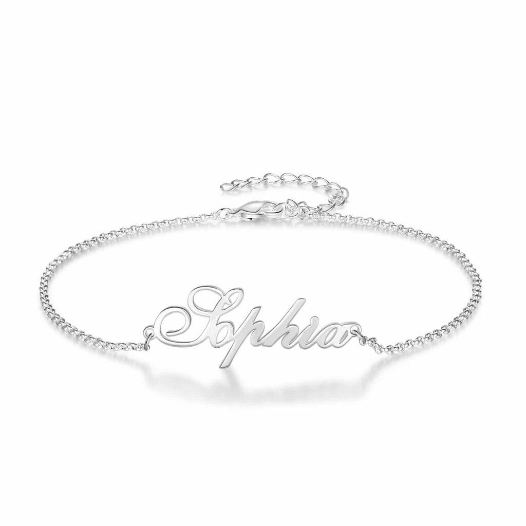 Customized Hotwife Anklet - Personalized Ankle Bracelet with Name | FARUZO