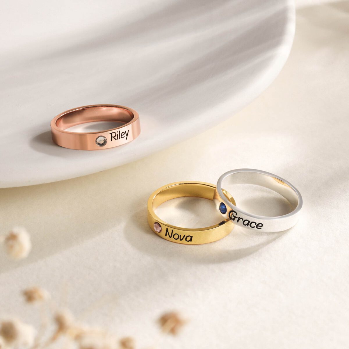 Personalized Rings Custom Rings for Women & Men | FARUZO