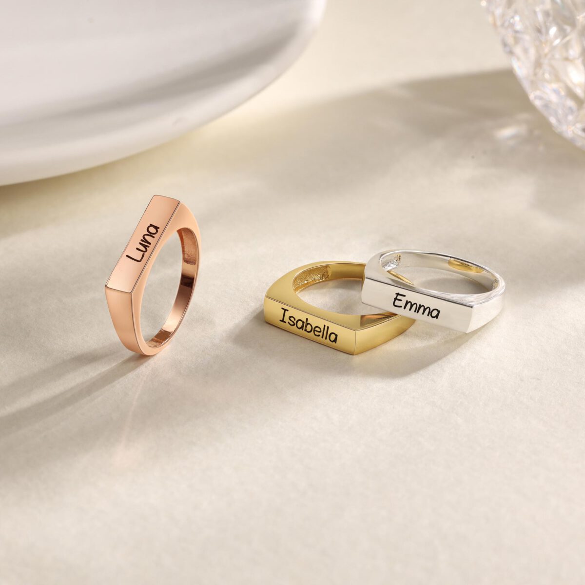 Personalized Rings Custom Rings for Women & Men | FARUZO